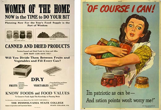 U.S. Gender Roles: WWI and WWII ads aimed towards women