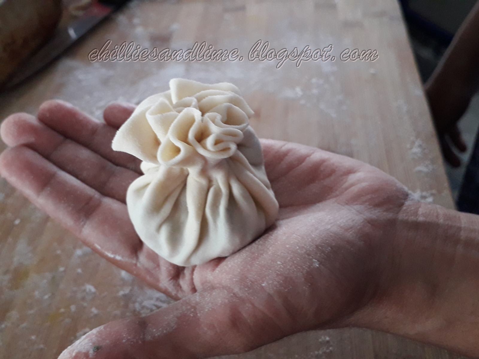 Chillies and Lime: Chicken money bags