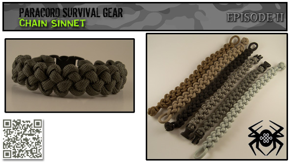 Unique Ropecraft: Unique Paracord Survival Series-Episode II: Chain Sinnet