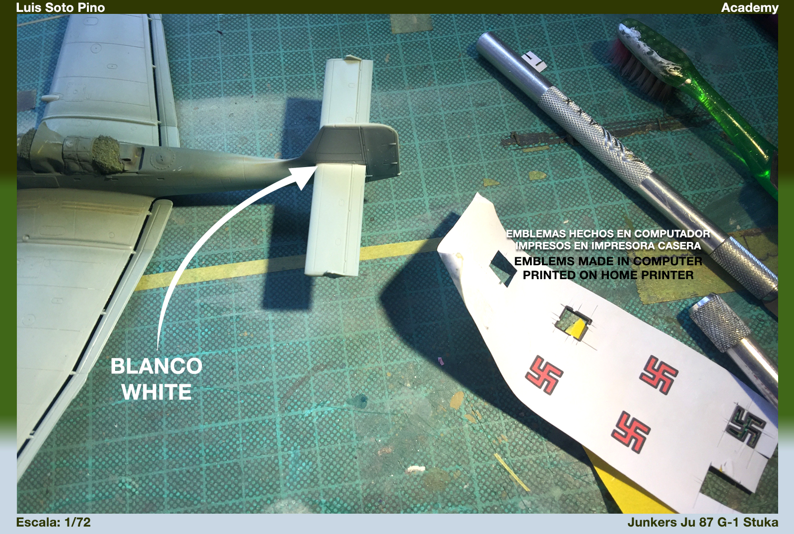 Paso a paso vortexx: Junkers Ju-87 G1 STUKA - Academy 1/72