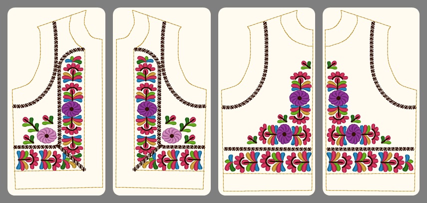 MODELE BRODERIE PENTRU COSTUMUL POPULAR ROMANESC