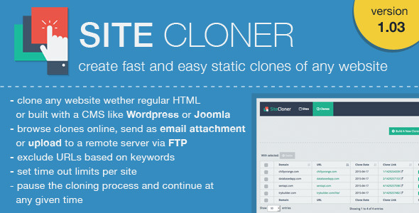 Tutorials: Site Cloner-Make Clones Or Copies Of Any Website