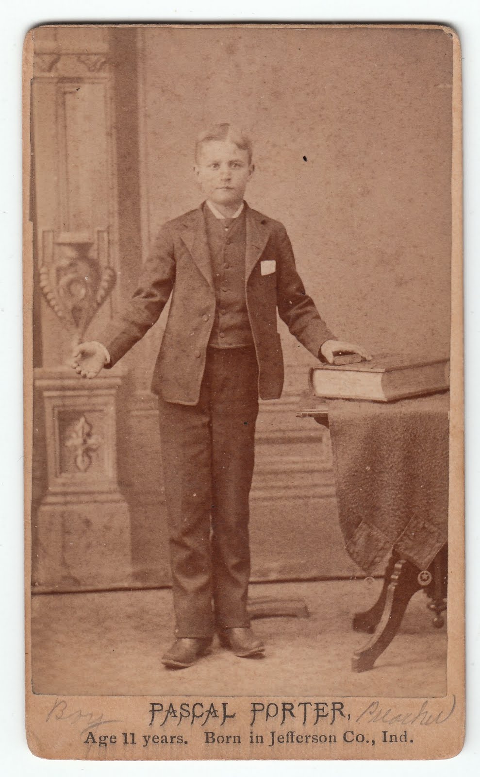 old time religion by Jim Linderman: BOY PREACHER CDV 1888 PASCHAL ...