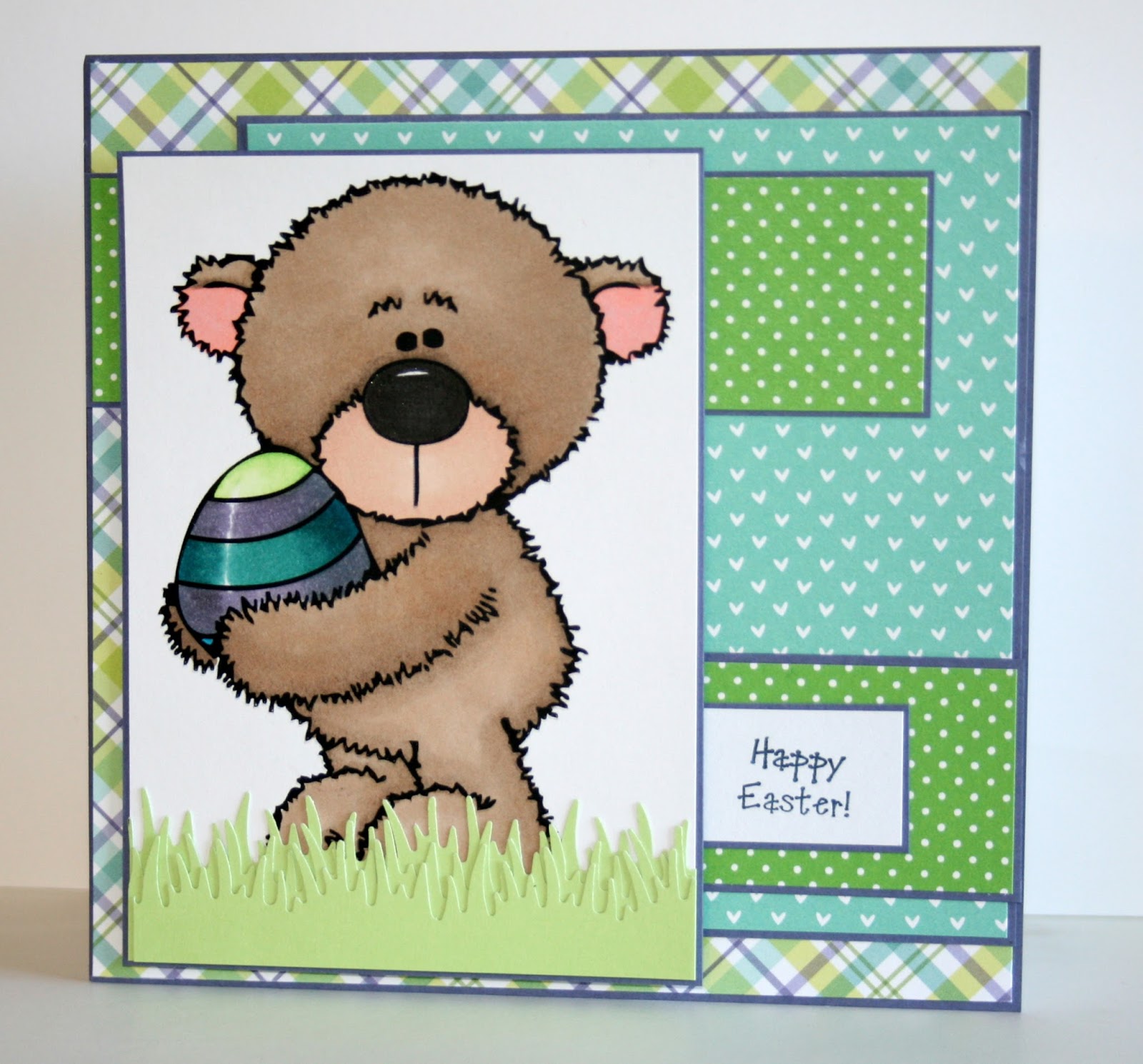 Simply Cute Cards: Happy Easter from Barry the Bear!