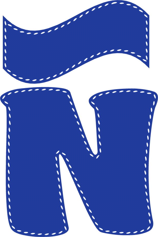 MIS ARCHIVOS DE MANUALIDADES: ABECEDARIO AZUL