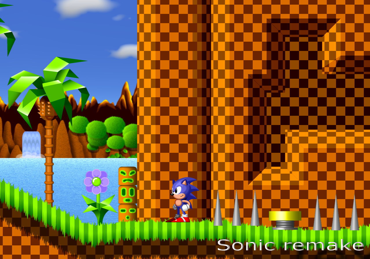 Sonic The Hedgehog Remake (unofficial): Images