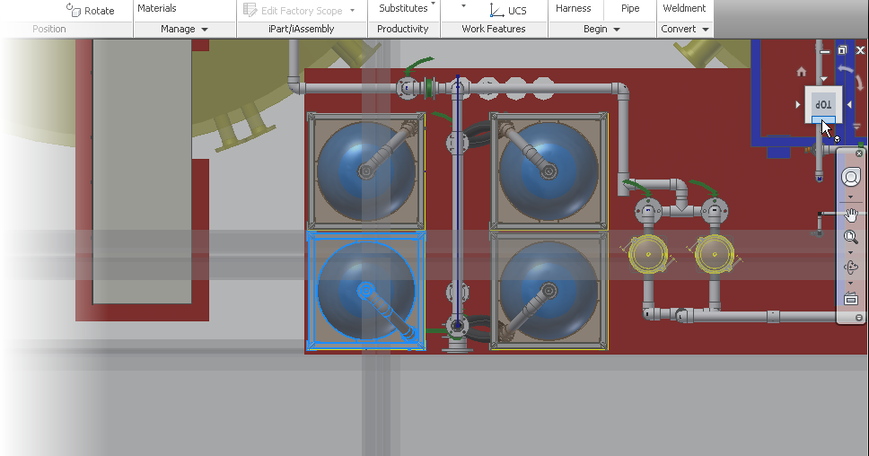 Random Stuff: Roate view with cube without "Zoom to Fit" option