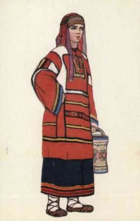 El traje tradicional de la mujer rusa: la vestimenta de regiones de ...