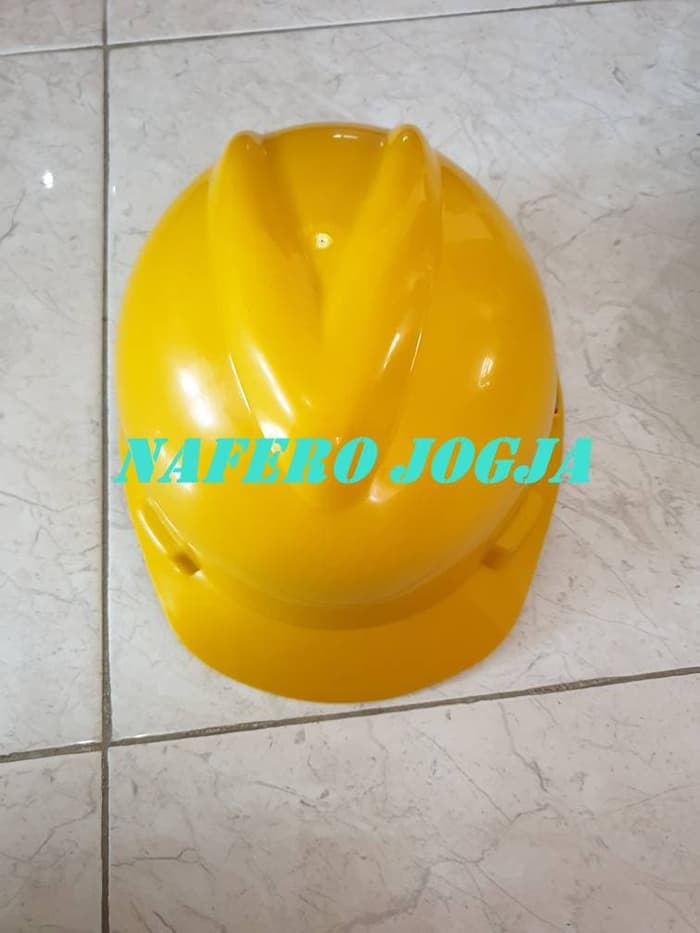 Helm Safety Biasa Kuning - NAFERO SAFETY