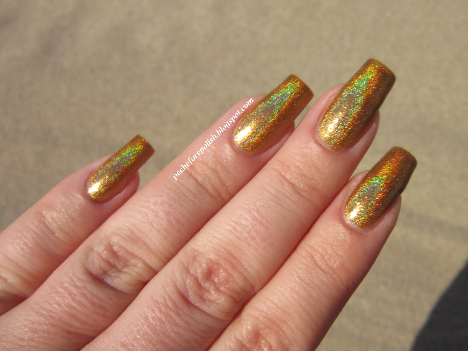 Pee Before Polish: Holothon #09: Jade Mystic Gold