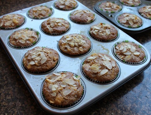 Food Lust People Love: Apple Raisin Almond Muffins #MuffinMonday