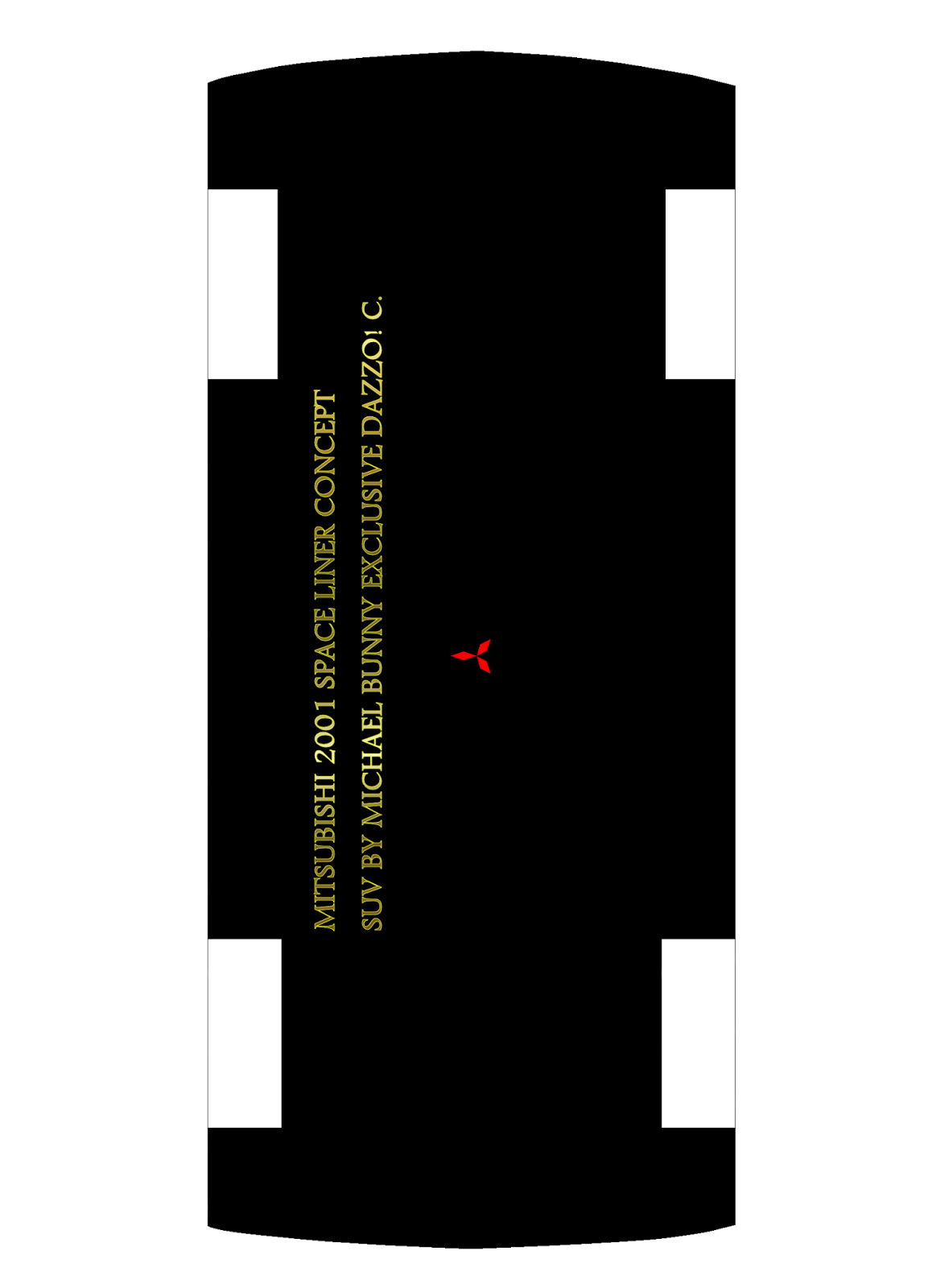 papermodelmatersexclusive's: the mitsubishi space liner of 2001 japan ...