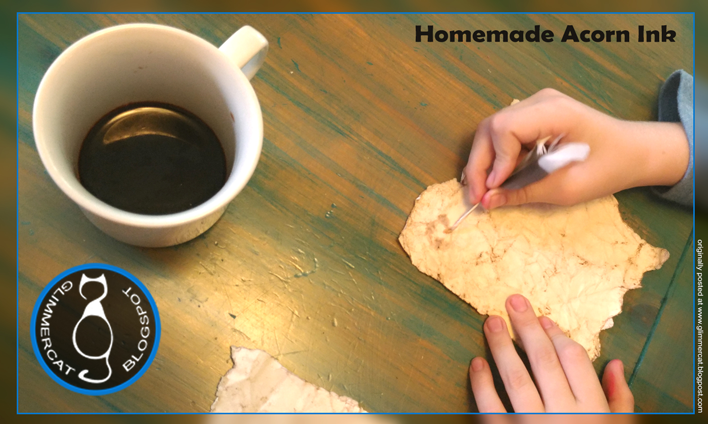 Glimmercat Education: Making Quill Pens and "Parchment"