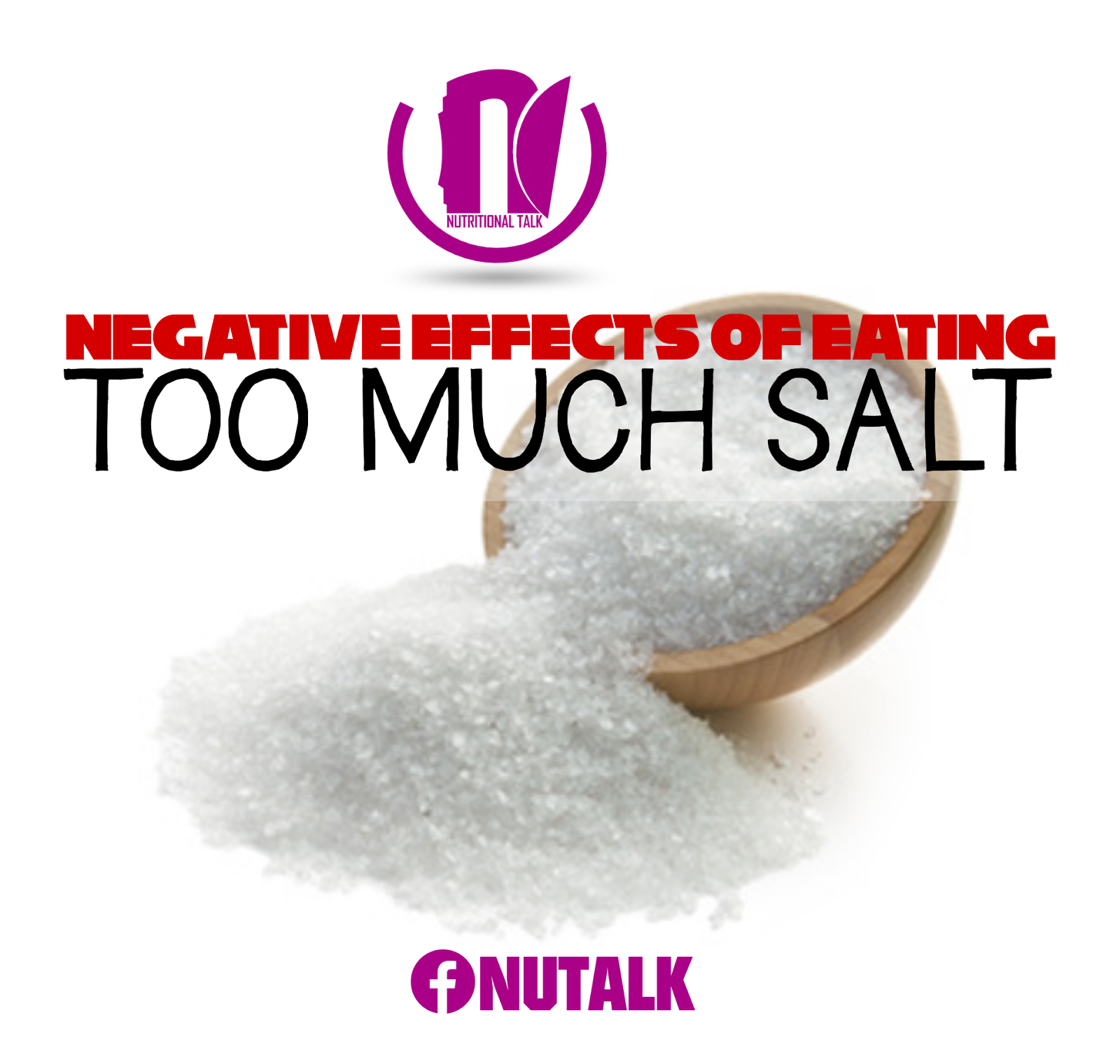 NUTALK - NUTRITIONAL TALK: NEGATIVE EFFECTS OF CONSUMING TOO MUCH SALT ...