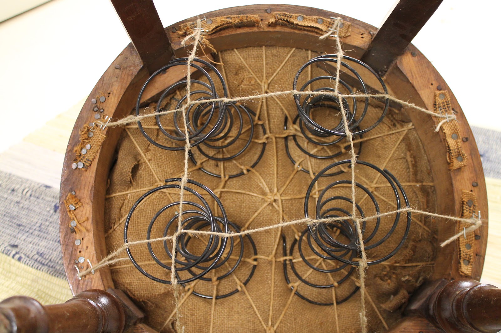 Reupholstering A Chair With Springs at Joshua Mayes blog