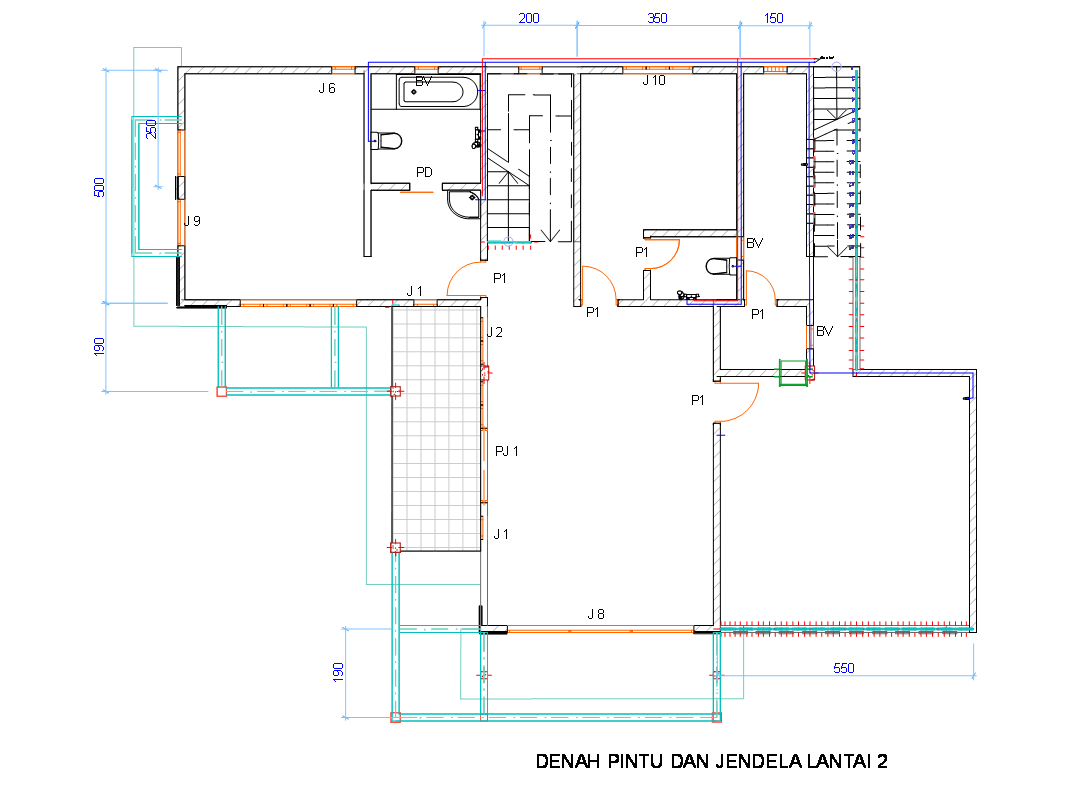 Contoh Pintu Geser Pada Denah Inspirasi Baru!