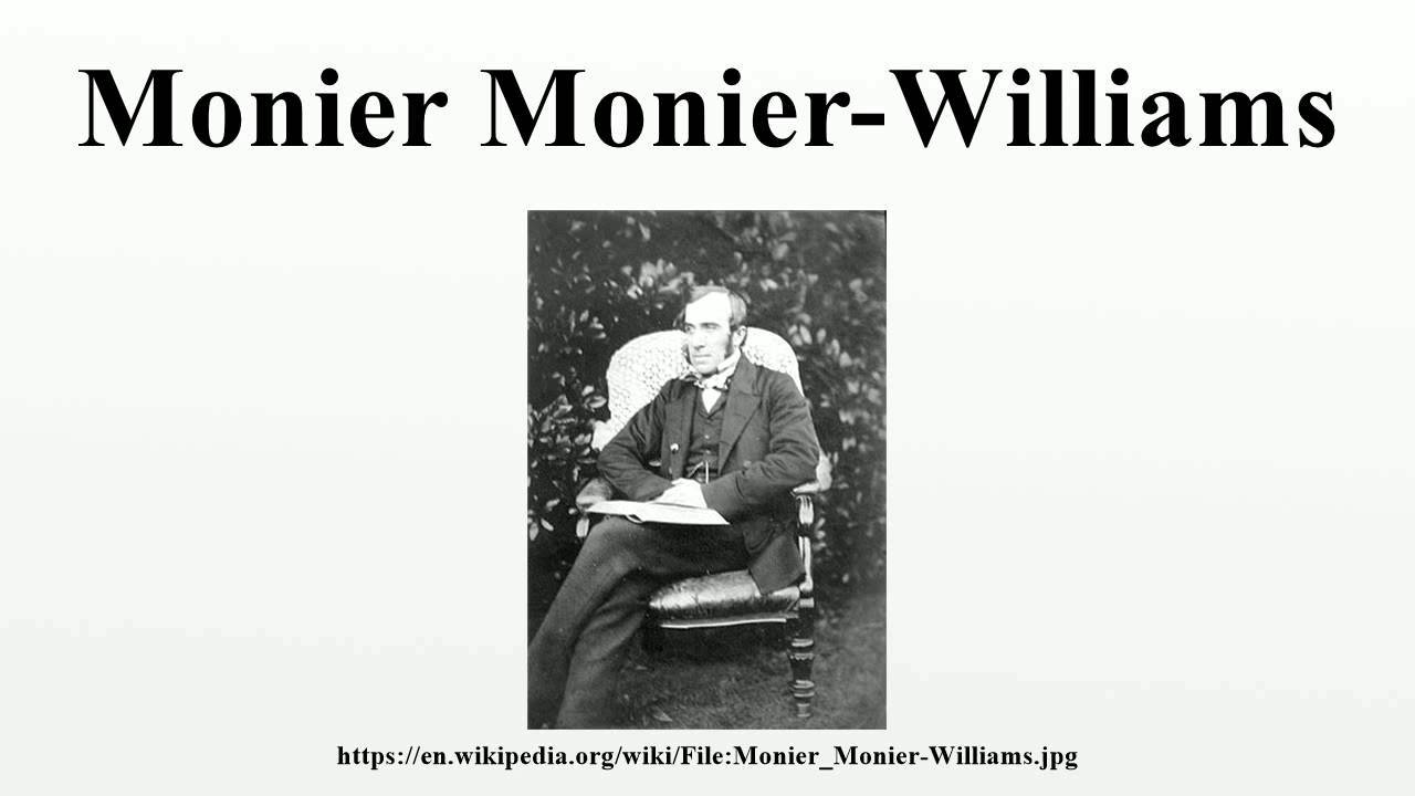 Monier Monier-Williams