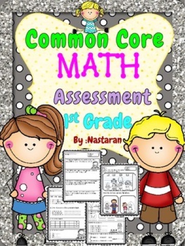 Common Core Math Assessment First Grade | Teacher Nastaran