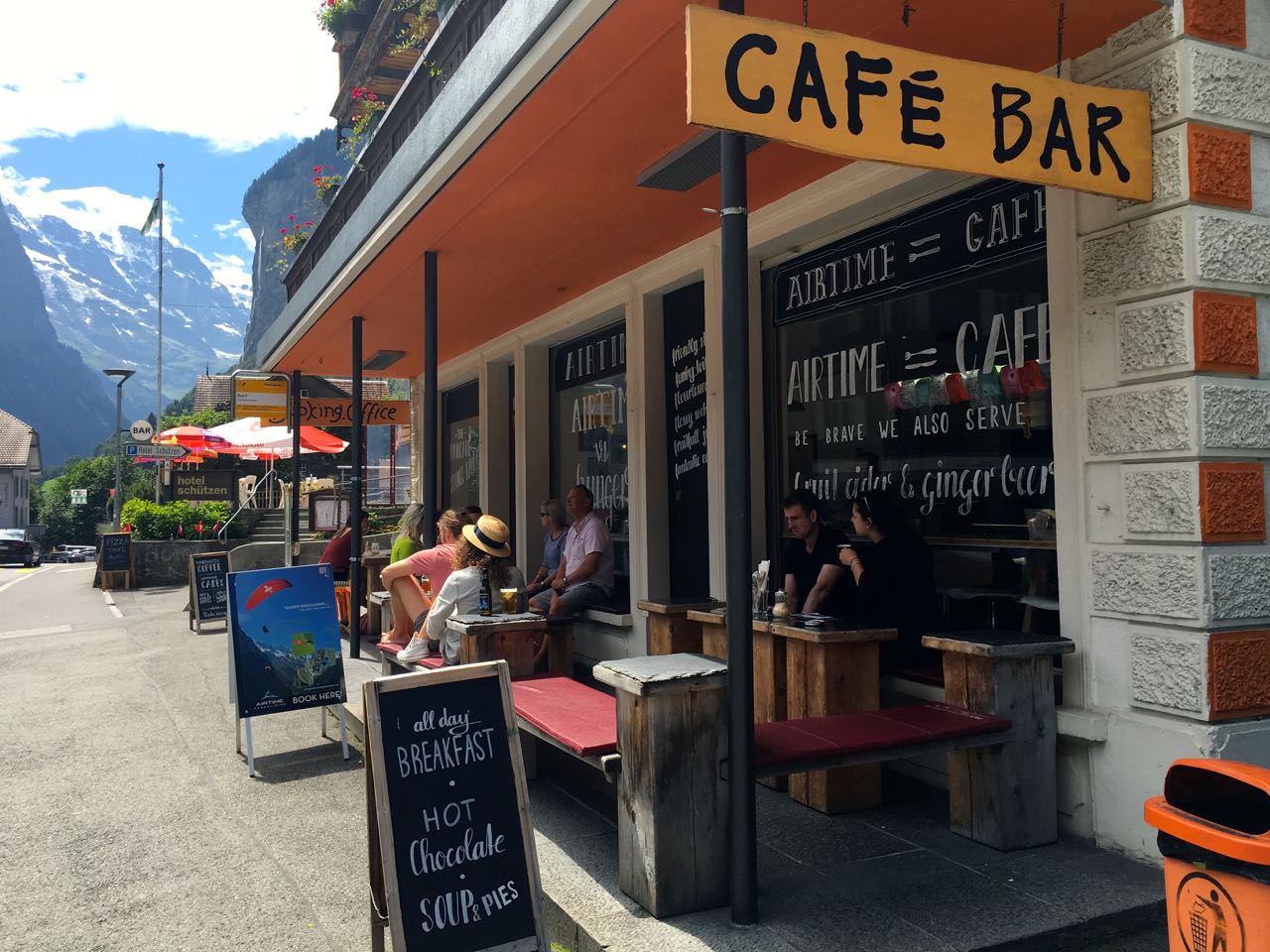 The Veracious Vegan: Airtime Cafe, Lauterbrunnen, Switzerland