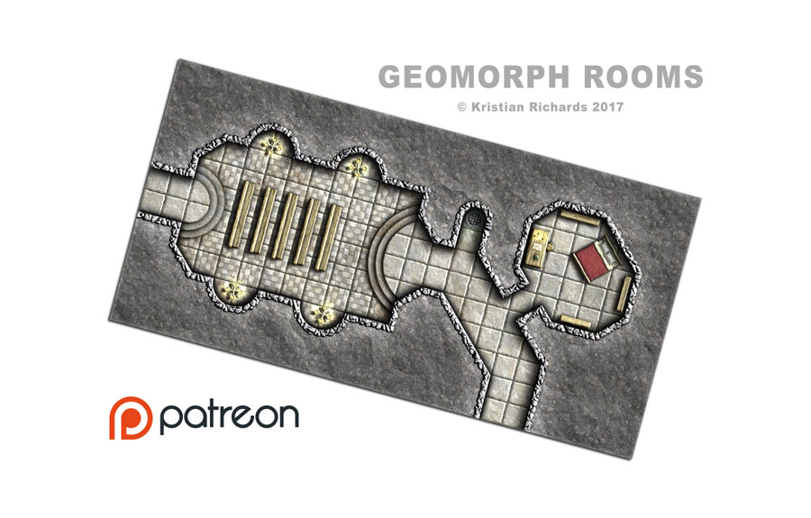 The Crooked Staff Blog: New dungeon geomorphs!