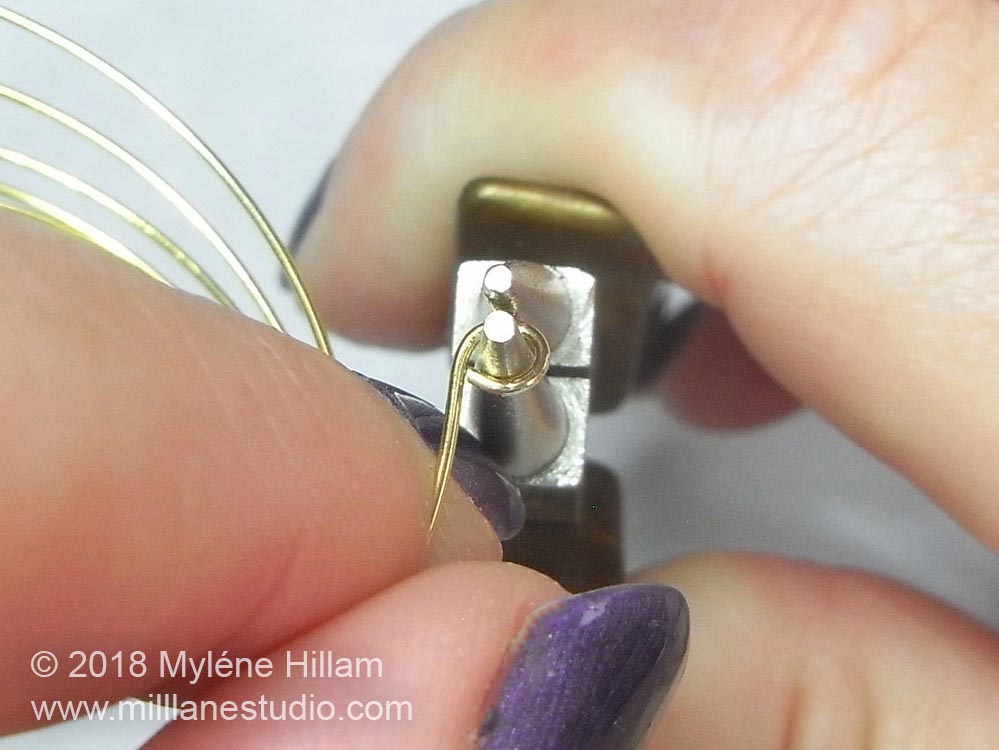 Blush Memory Wire Bracelet | Mill Lane Studio