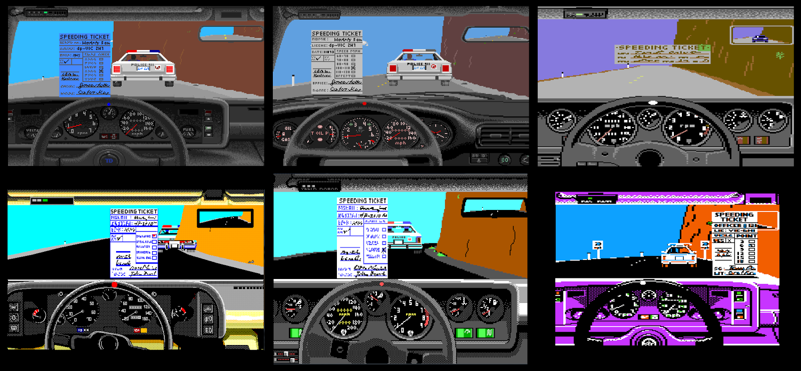 FRGCB - Finnish Retro Game Comparison Blog: Test Drive (Accolade, 1987)