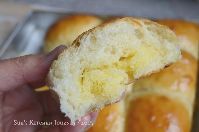 Buttermilk Bun - Roti Inti Mentega Susu ~ Swesia's Journey