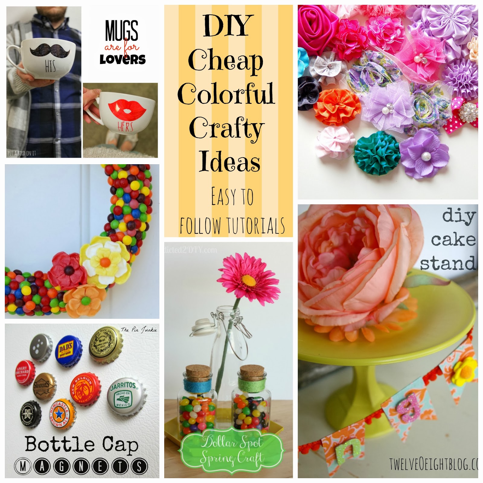 MinettesMaze: DIY Cheap & Colorful Crafty Ideas
