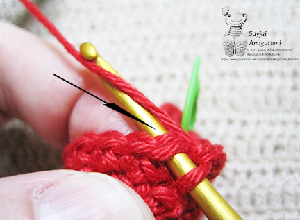 How to do sc next 2 sts tog (or decrease) - USA Crochet Abbreviations ...