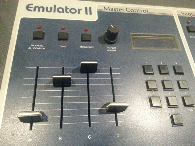 MATRIXSYNTH: Emu Emulator II Analog Sampler Synth Keyboard SN 1251