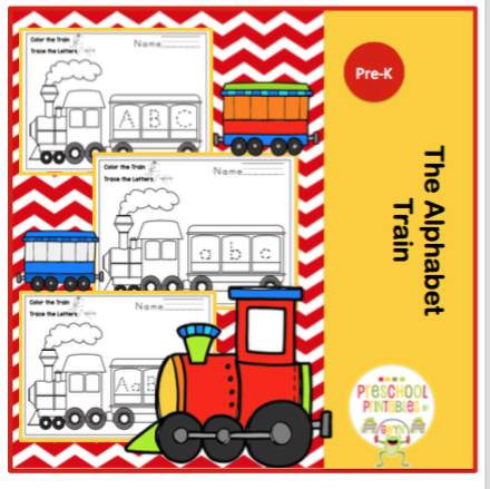 The Alphabet Train ~ Preschool Printables