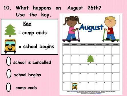 Lessons by Molly: Free Teaching Resource-August Calendar -Smart ...