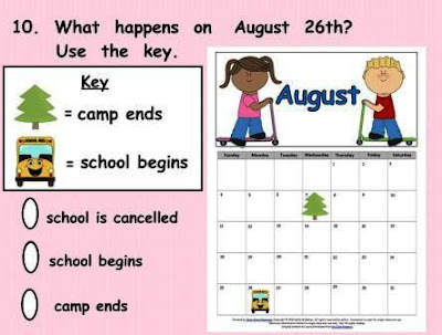 Lessons by Molly: Free Teaching Resource-August Calendar -Smart ...