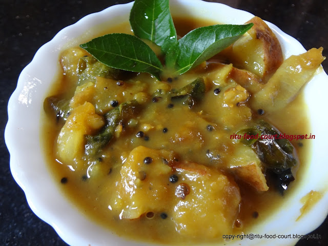 Welcome to Food World: Kandamula khata(Sweet potato chutney)....