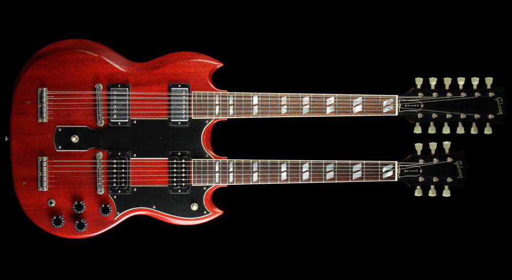 Guitarras y Puas: Guitarra de doble mango(Double Neck Guitar )