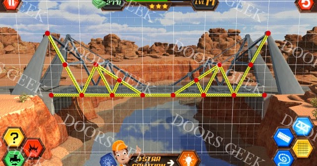 Bridge Construction Simulator [Medium] Level 17 ~ Doors Geek
