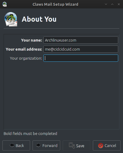 Claws Mail - Lightweight email client for archlinux