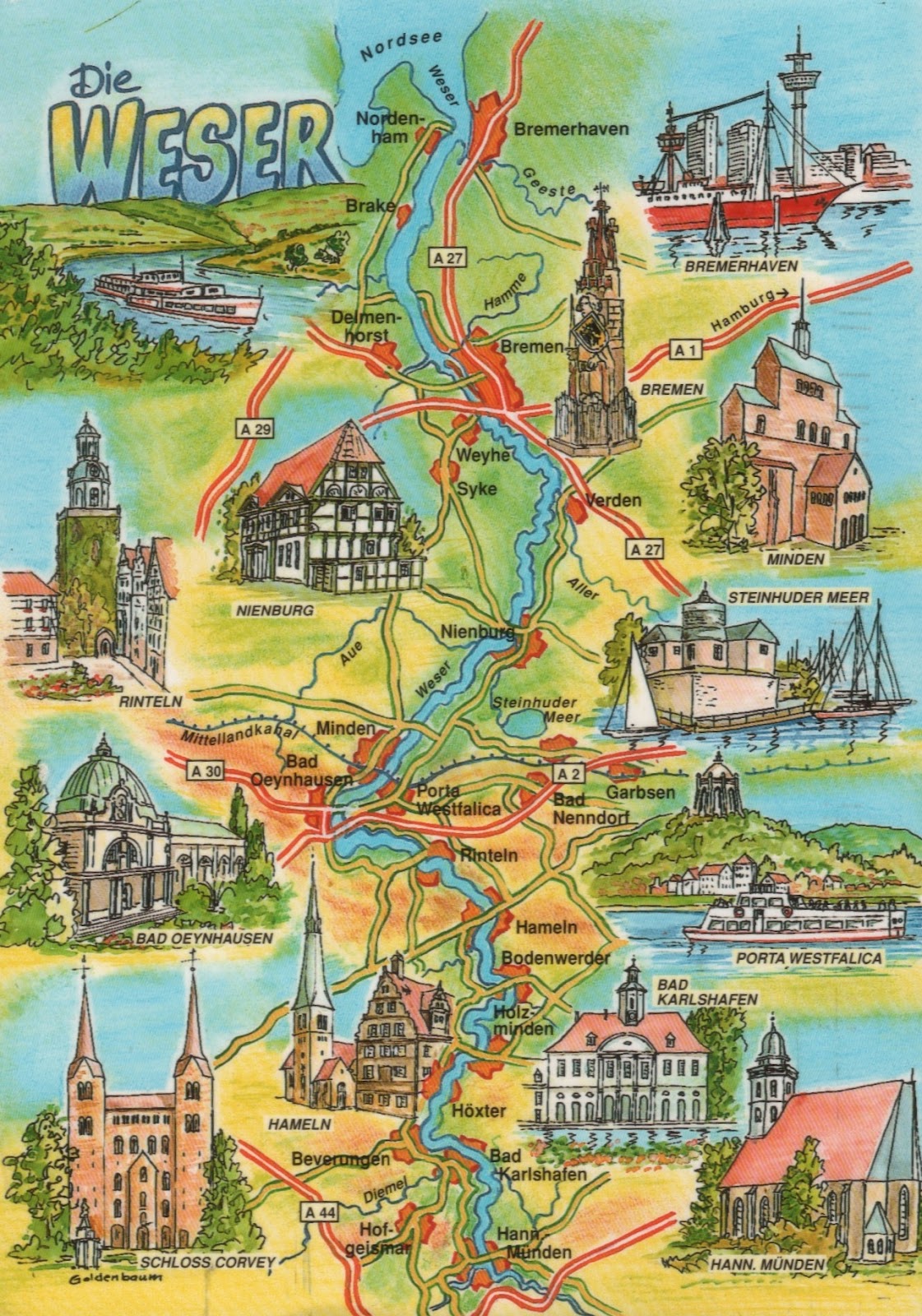 Postcard Anthology: Maps of Germany