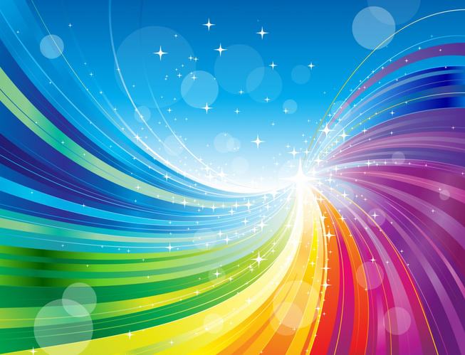 Destello Abstracto Multicolor