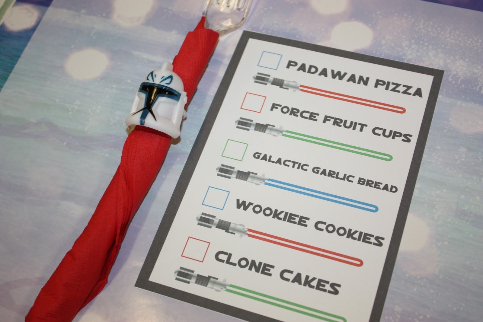 Banana Sandwiches: Liam's SW Birthday Party: Before