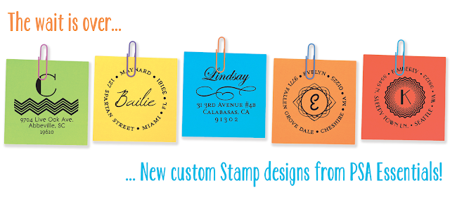 More Than Paper Blog: Personalized Address Stamp Sale & NEW Designs