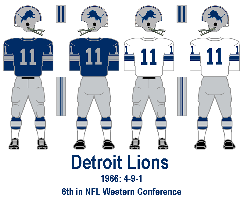 Bill's Update Blog: 1966 Detroit Lions
