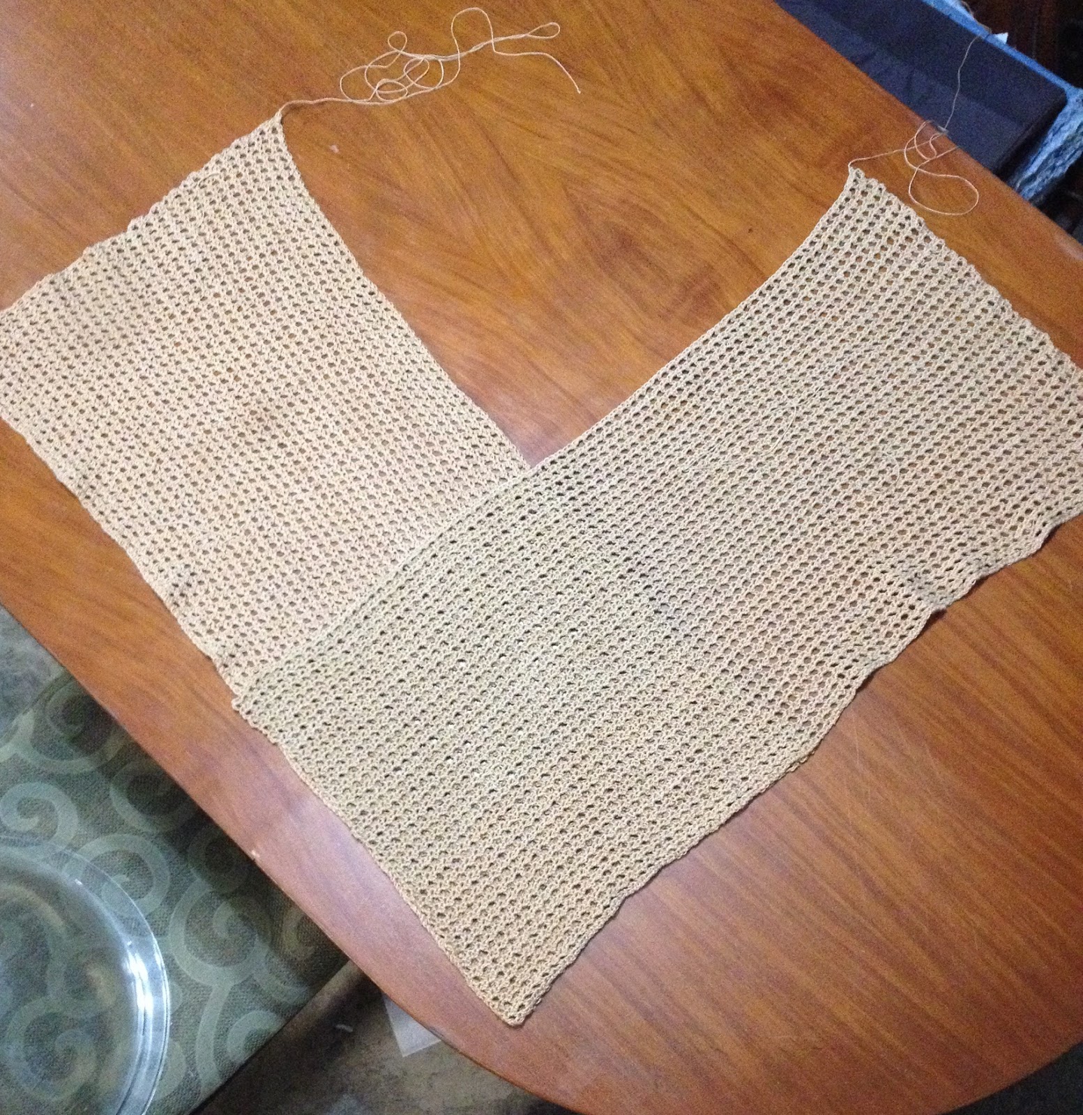 Crochet and Other Stuff: Open-weave Rattan stitch Poncho - free crochet ...