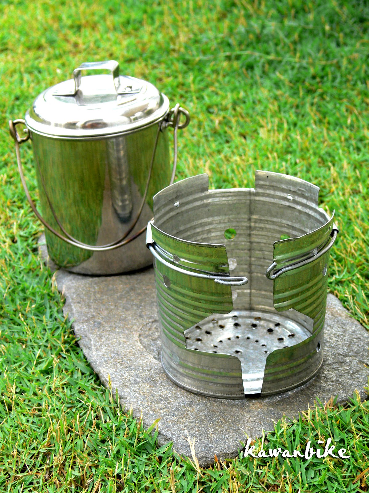 kawanbike: Ultralight DIY Stove - Mini Cook Kit (Update)