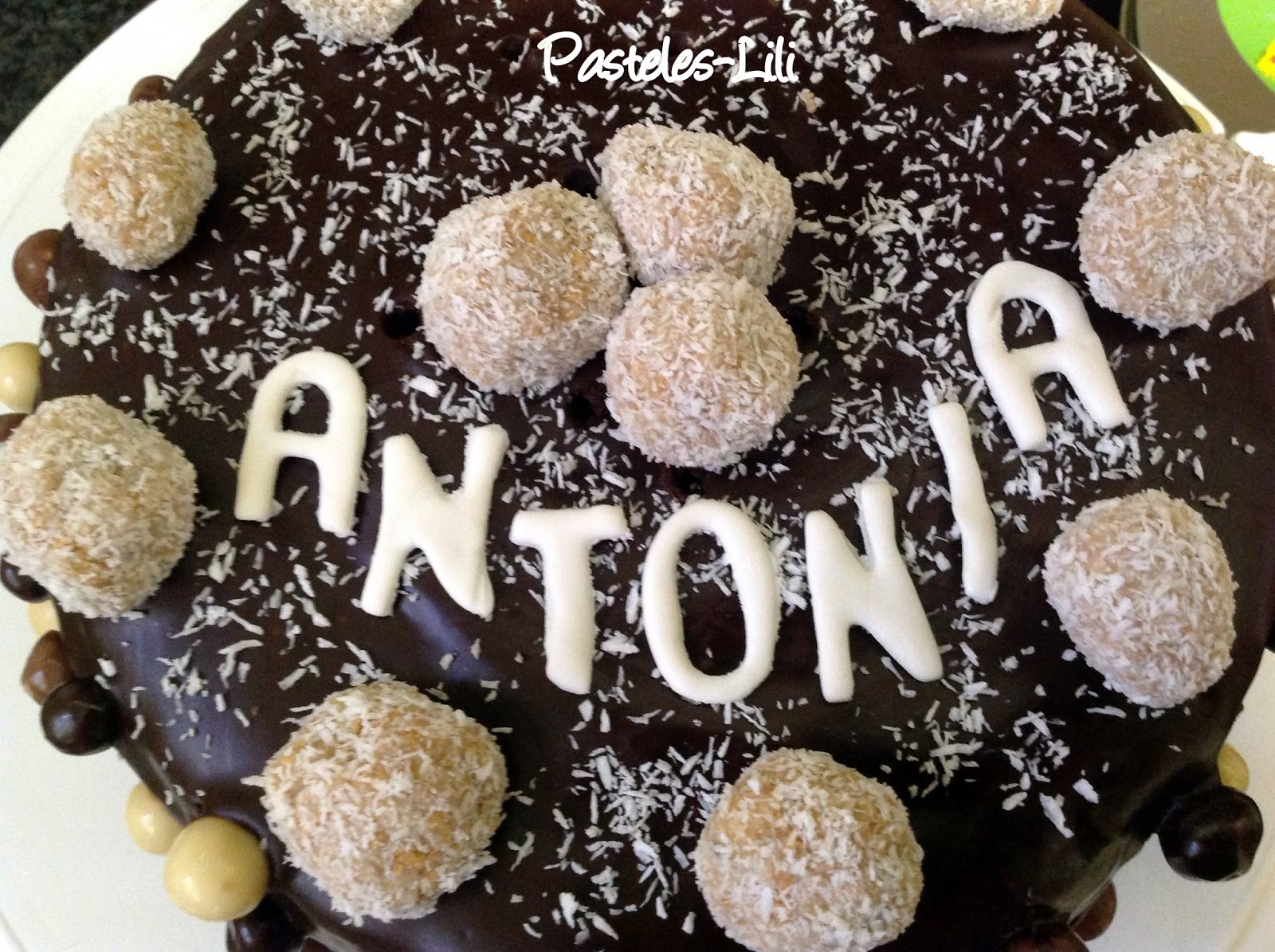PASTELES-Lili: Pastel de chocolate -Antonia 12 años