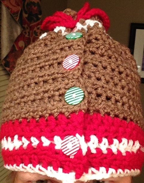 The Perfect Stitch...: Gingerbread All-In-One Hat & Neckwarmer...