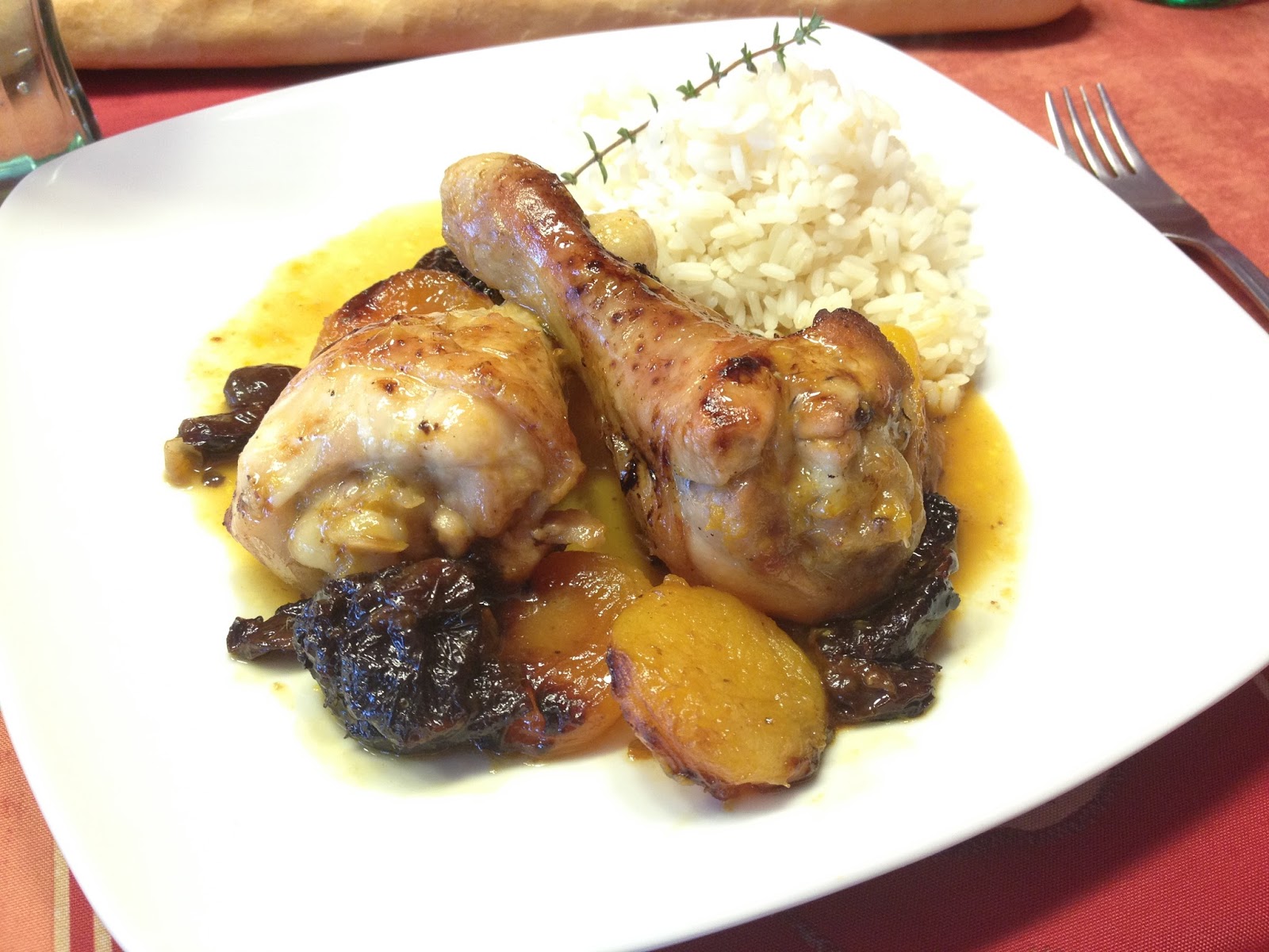 La cocina de casa: Muslitos en salsa de mandarina