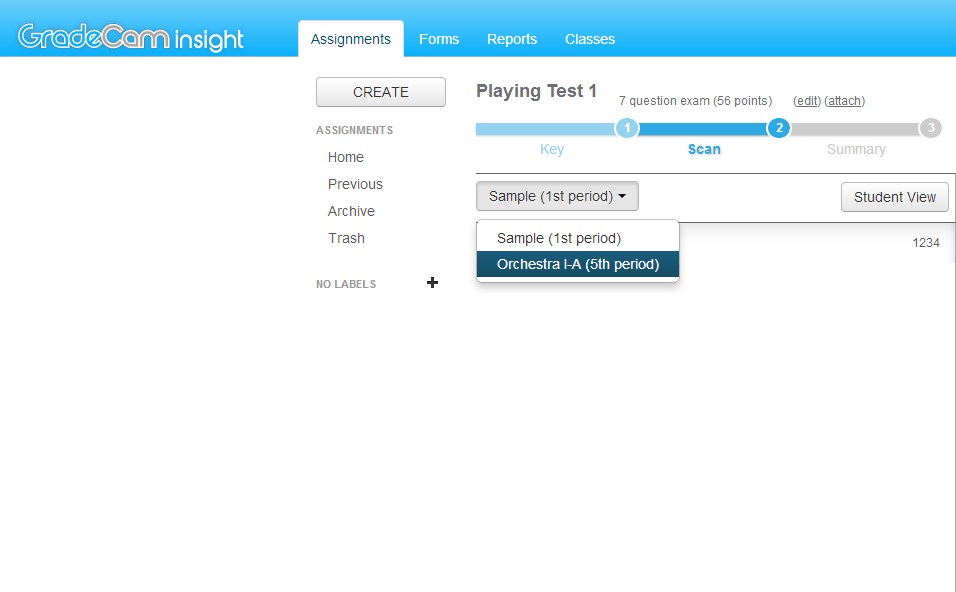 Orchestra Classroom: How to use GradeCam for your Playing Tests: