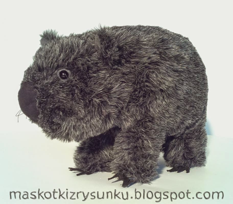 Maskotki z rysunku: Wombat