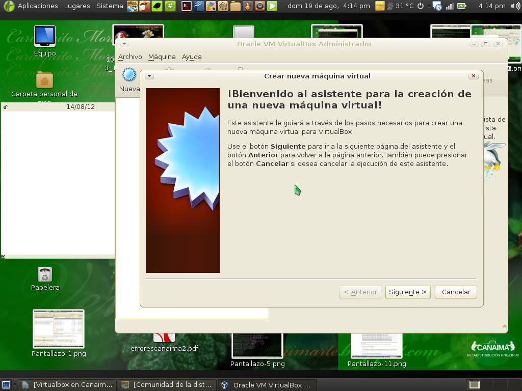 EnCanaimArte: Virtualbox en Canaima 3.0 “Roraima” (Instalación por consola)